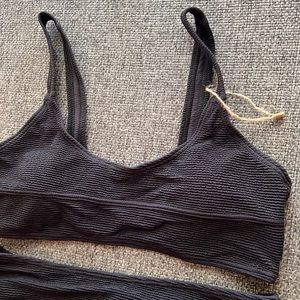 Aurelle | Swim | Aurelle Suri Black Bikini Swim Set Size Lxl Nwt | Poshmark